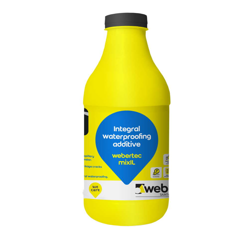 Waterproofing chemical for cement & concrete | Weber Saint Gobain