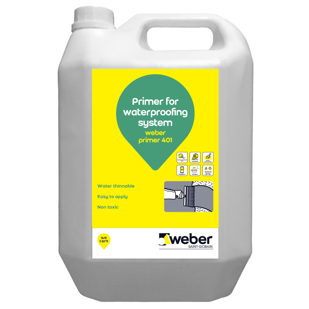 High bonding waterproofing primer | Weber Saint Gobain