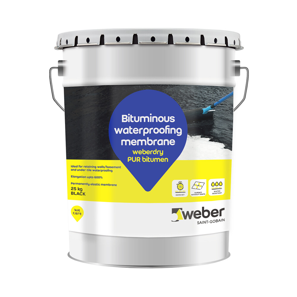 Best bituminous waterproofing membrane | Weber Saint Gobain