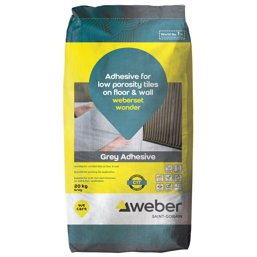 Wall Floor Stone Ceramic Tile Adhesive - weberset wonder