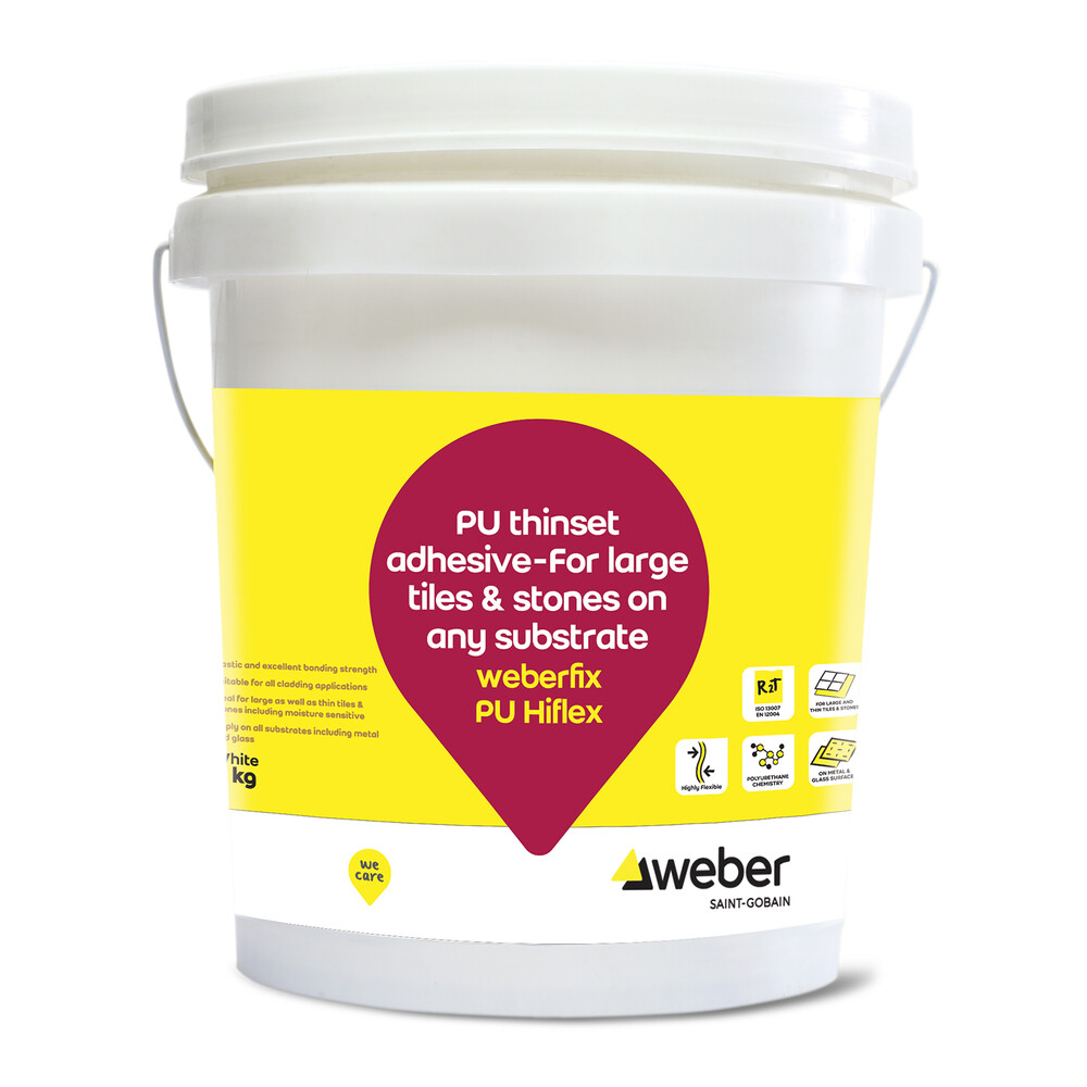 Stone Tile Adhesive| Wall & Floor | Weberfix PU Hiflex