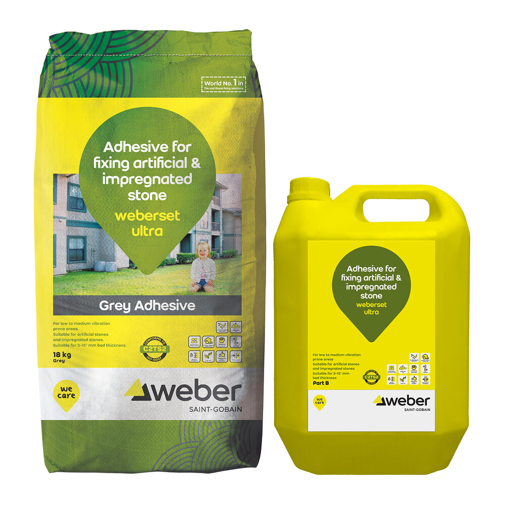 Large Format Tile Adhesive| drywall | weberset ultra