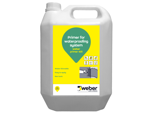 High bonding waterproofing primer | Weber Saint Gobain