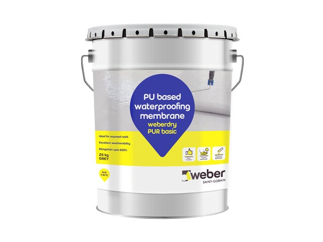 Polyurethane waterproofing for roofs | Weber Saint Gobain
