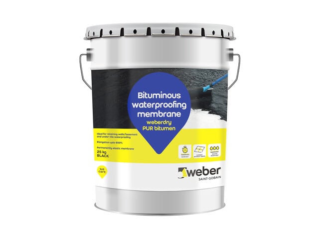 Best bituminous waterproofing membrane | Weber Saint Gobain