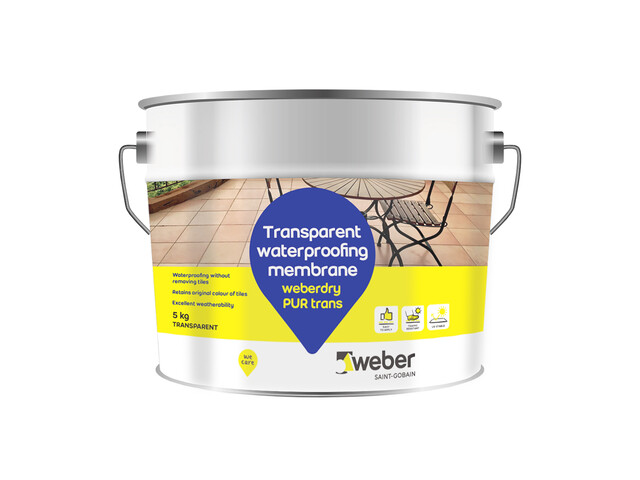 Transparent waterproofing membrane | Weber Saint Gobain