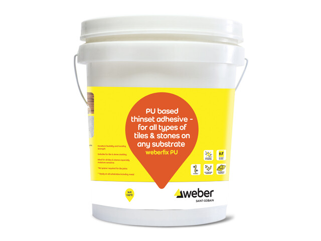Large Tile Adhesive| Drywall substrate| weberfix PU