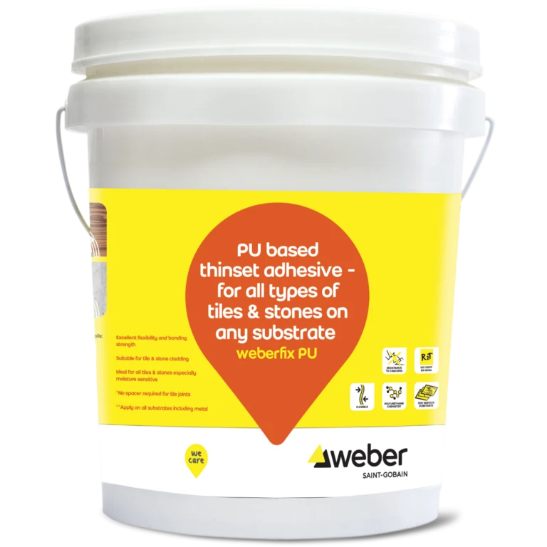 External Tile Adhesive| weberfix PU by Saint-Gobain Weber India